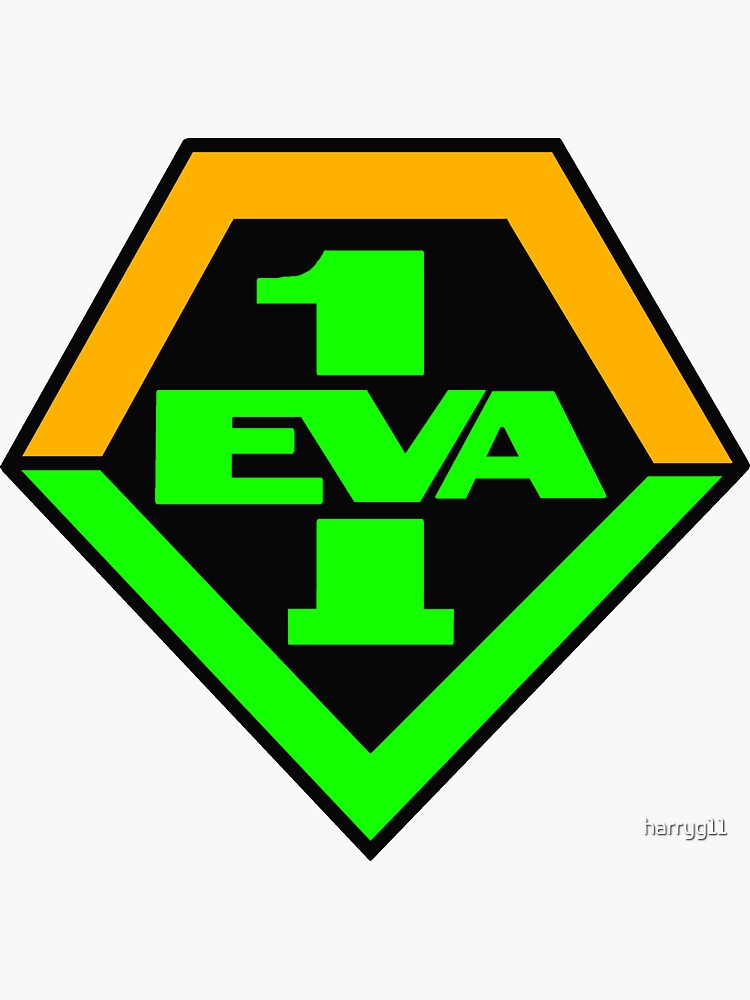 "Evangelion Unit 1 Logo" Sticker for Sale by harryg11 | Redbubble
