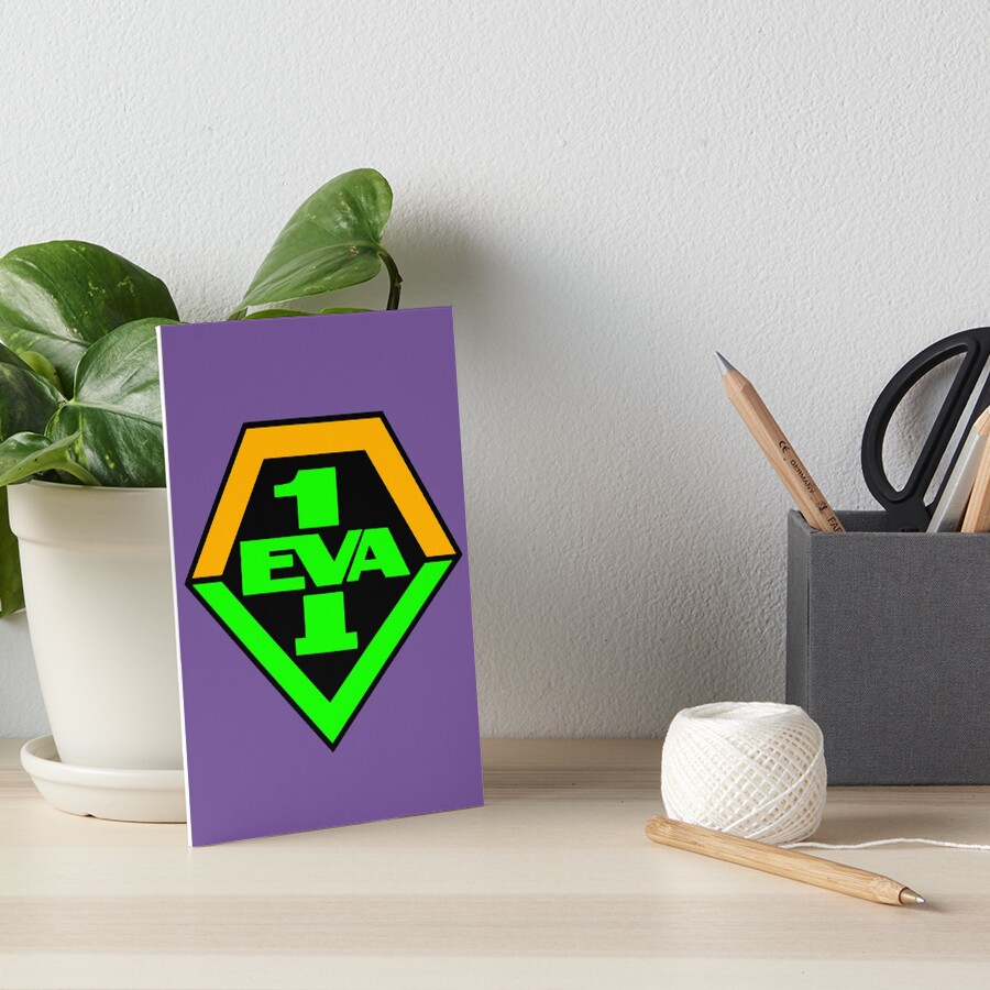 "Evangelion Unit 1 Logo" Art Board Print for Sale by harryg11 | Redbubble