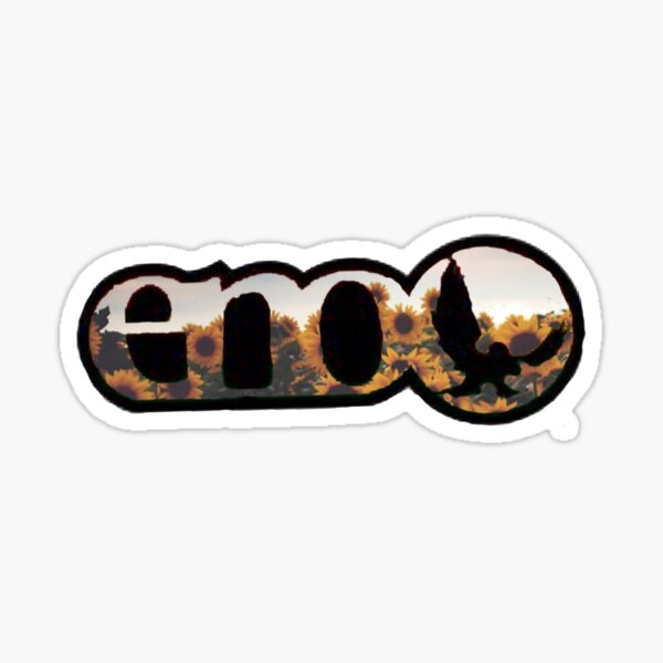 "Sunflower eno " Sticker by missashleybyrd | Redbubble
