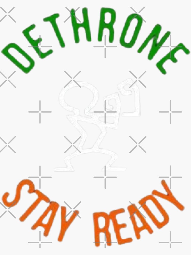 "Conor Mcgregor - The notorious - Dethrone - Stay Ready" Sticker by ...