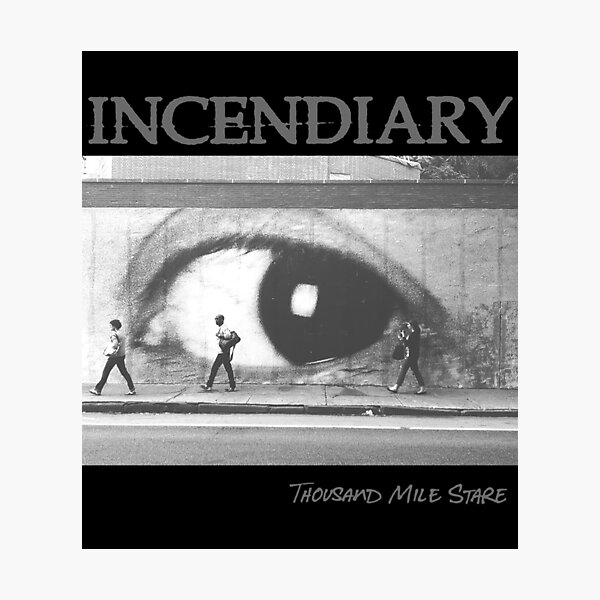 "Incendiary Hardcore Punk Bandalbum; Thousand Mile Stare [Black And ...