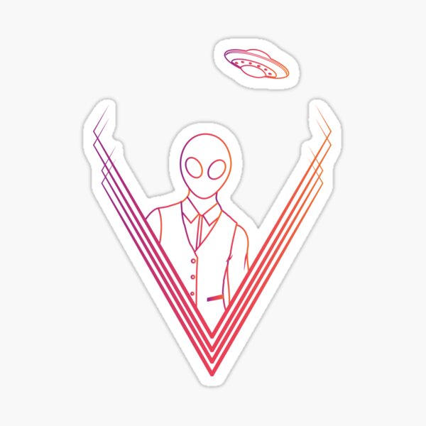 "Aliens Attack" Sticker for Sale by Maxmoud93 | Redbubble