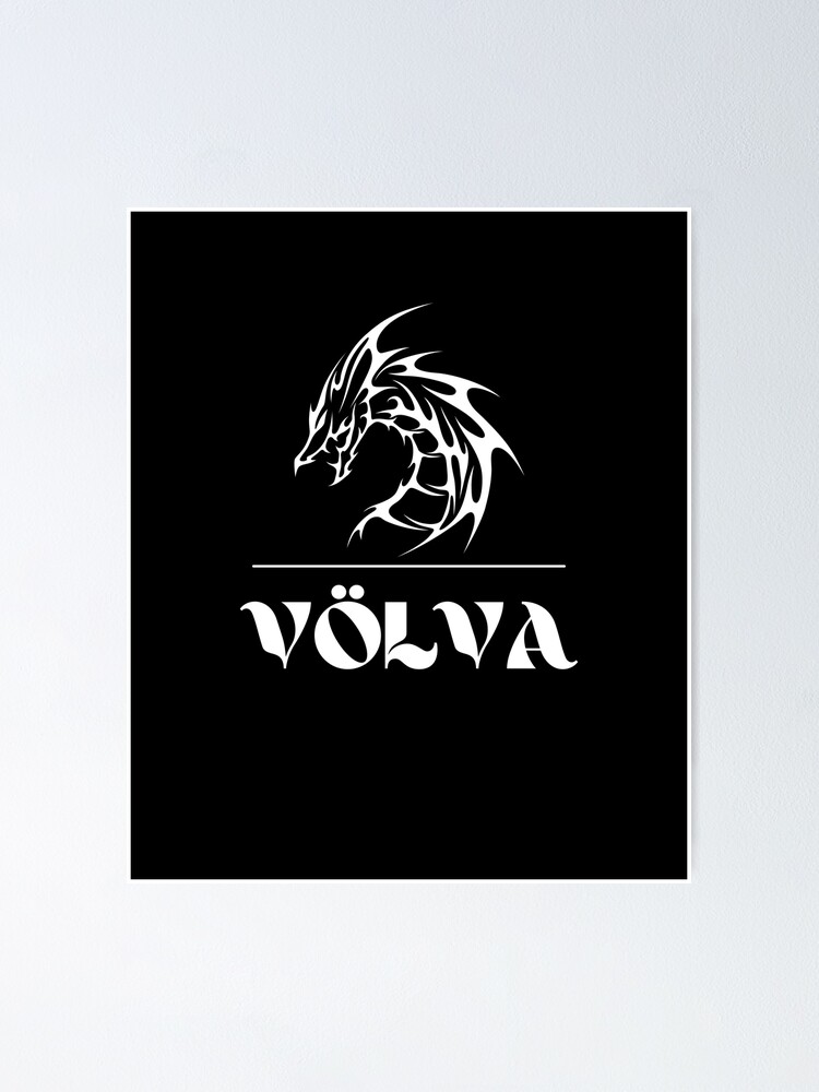 "Viking Witch | Volva | Dragon | Norse Mythology | Witchy Design ...