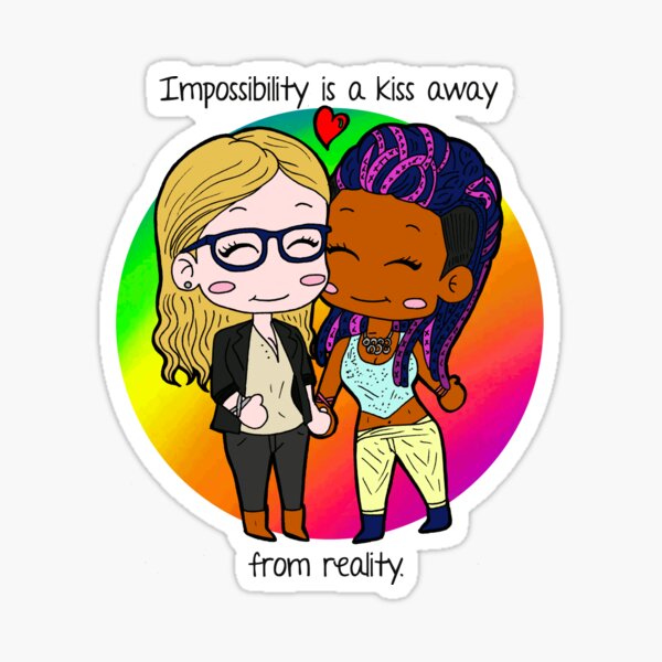 "Impossibility" Sticker by GiollasArt | Redbubble