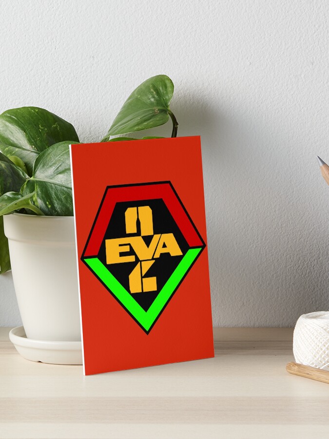 "Evangelion Unit 2 Logo" Art Board Print for Sale by harryg11 | Redbubble