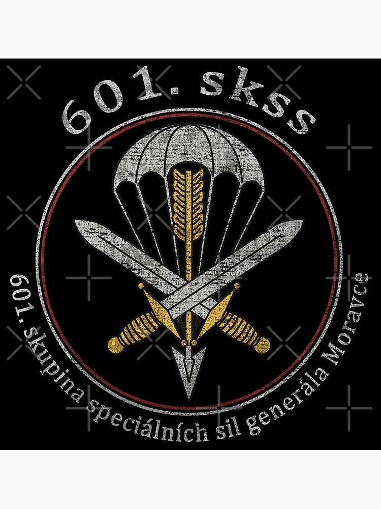 "Czech Special Forces 601 SKSS Army Patch #2161" Poster for Sale by ...
