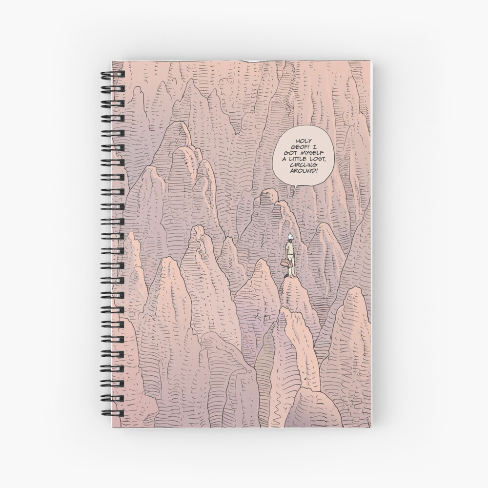 "inside moebius ,mountain,cliff,monumental,comic,major grubert, lost ...