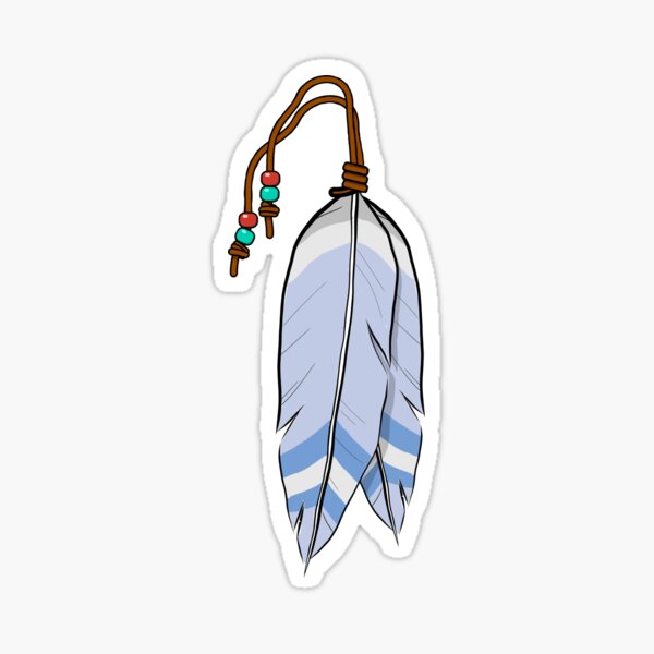 "Native American Feathers" Sticker for Sale by befehr | Redbubble