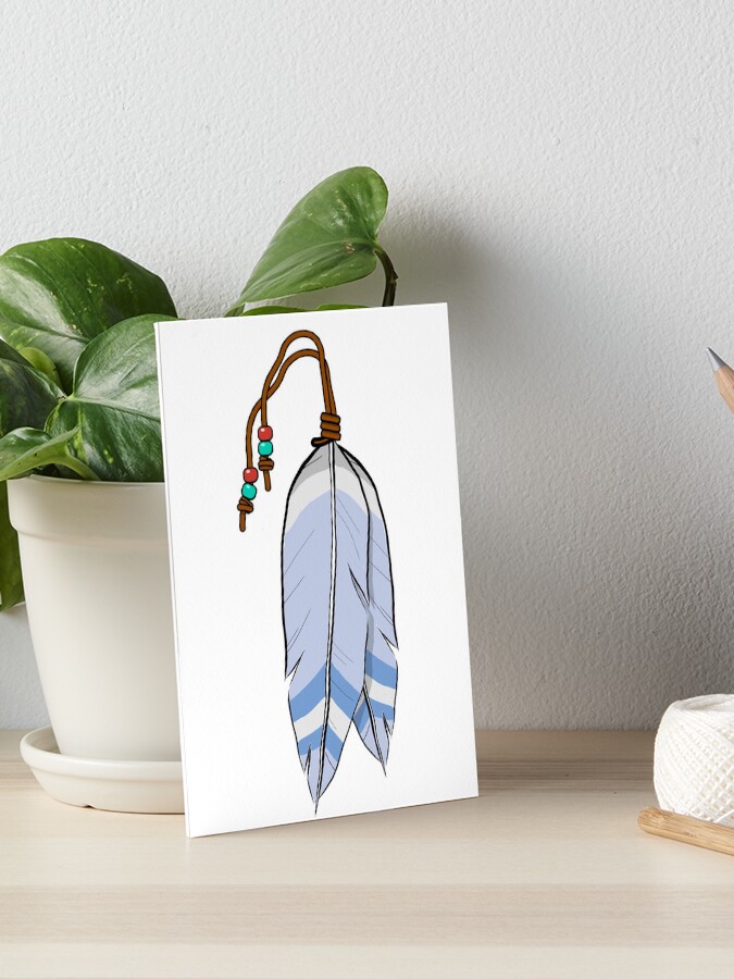 "Native American Feathers" Art Board Print for Sale by William Fehr ...