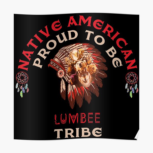 Póster «Nativo americano orgulloso de ser tribu Lumbee» de ZoldicShop ...