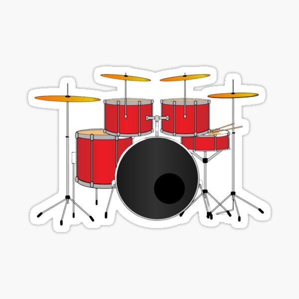"Drum" Sticker by angelusdark | Redbubble
