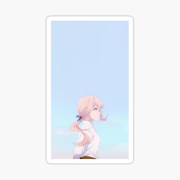 "Aesthetic anime girl." Sticker by SadewNethsara | Redbubble