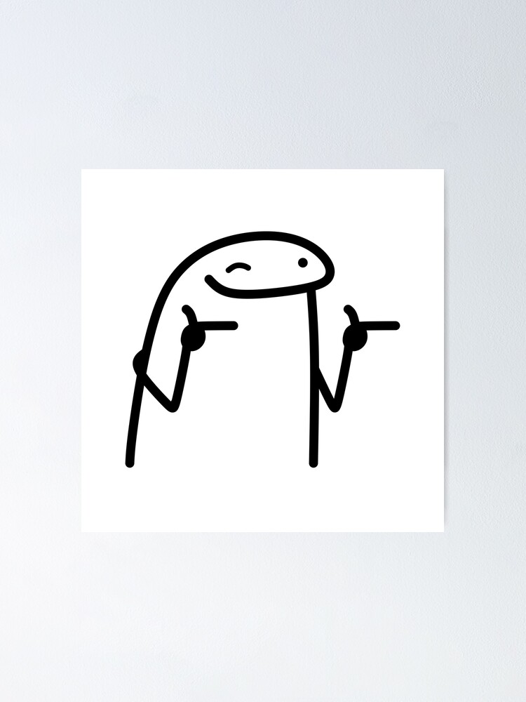 "Flork Finger Guns" Poster for Sale by sabahnaveed | Redbubble