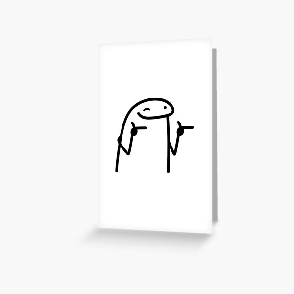 "Flork Finger Guns" Greeting Card for Sale by sabahnaveed | Redbubble