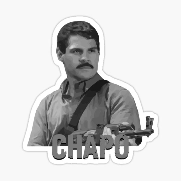 "El Chapo - AK47 Titled" Sticker for Sale by memefit | Redbubble