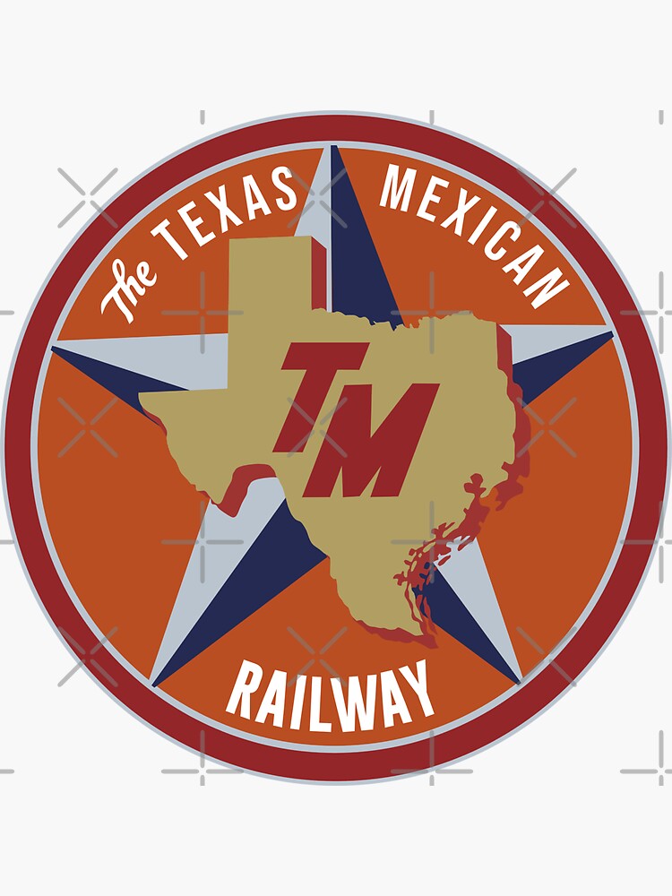 "Texas Mexican Railway - Vintage logo" Sticker for Sale by Osprey34 | Redbubble