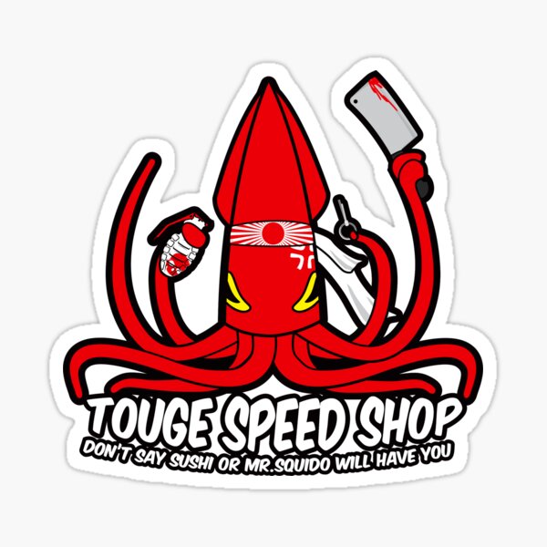 "Mr.Squido" Sticker for Sale by zillalife | Redbubble