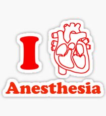 Anesthesia Stickers | Redbubble