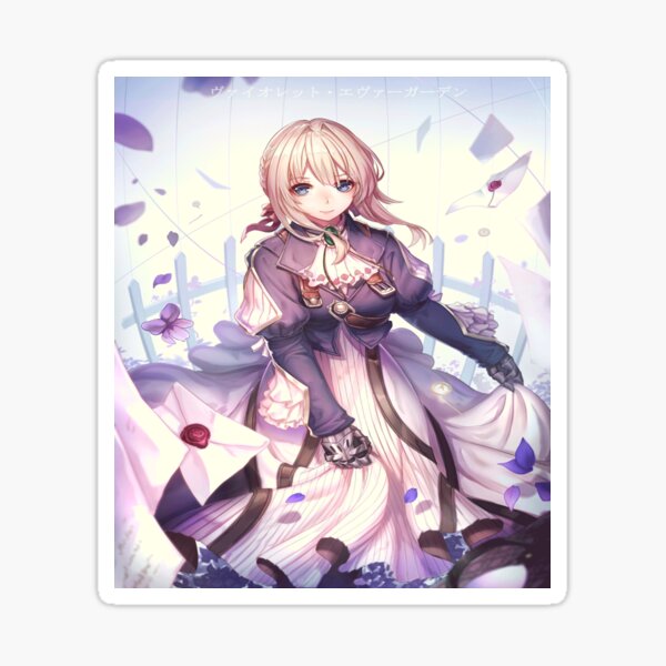 "Violet Evergarden " Sticker for Sale by 1piecestore | Redbubble