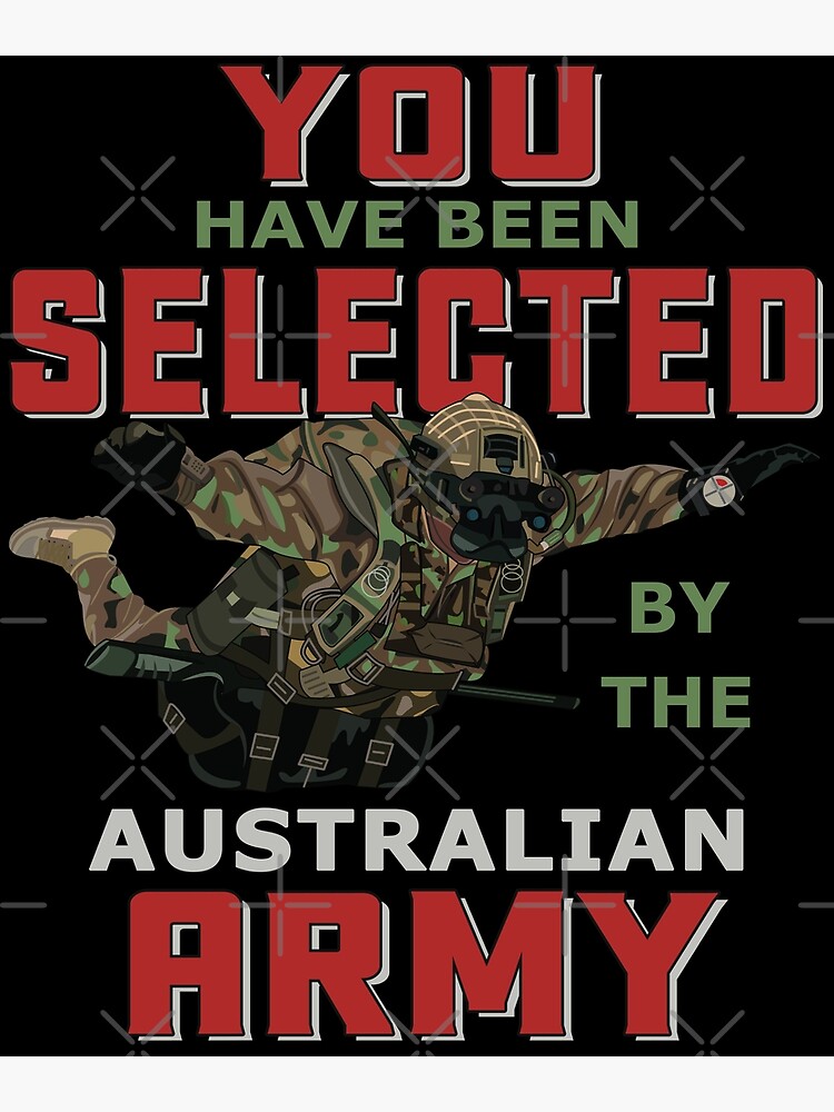 "Australian Army Paratrooper #2174" Poster for Sale by Rare-Militia ...