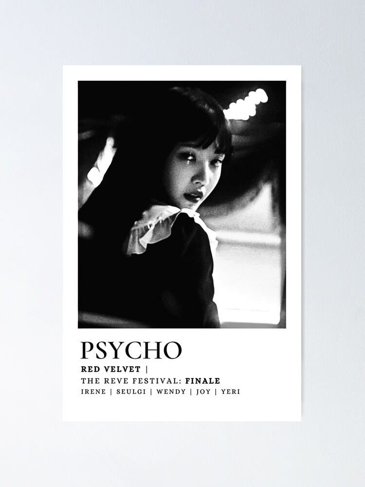 "Joy Psycho Red Velvet" Poster for Sale by GesiNesah | Redbubble