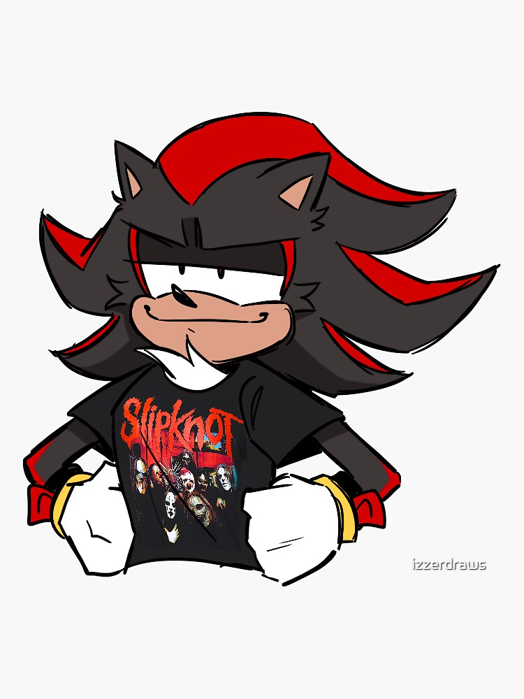 "Edgy Shadow" Sticker for Sale by izzerdraws | Redbubble