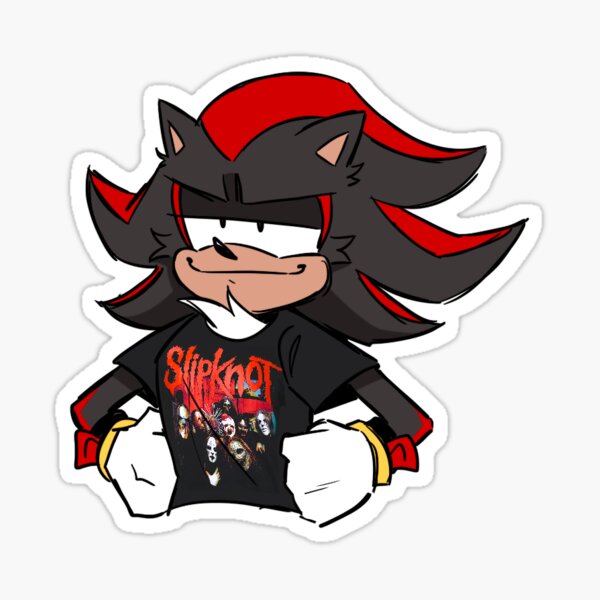 "Edgy Shadow" Sticker for Sale by izzerdraws | Redbubble