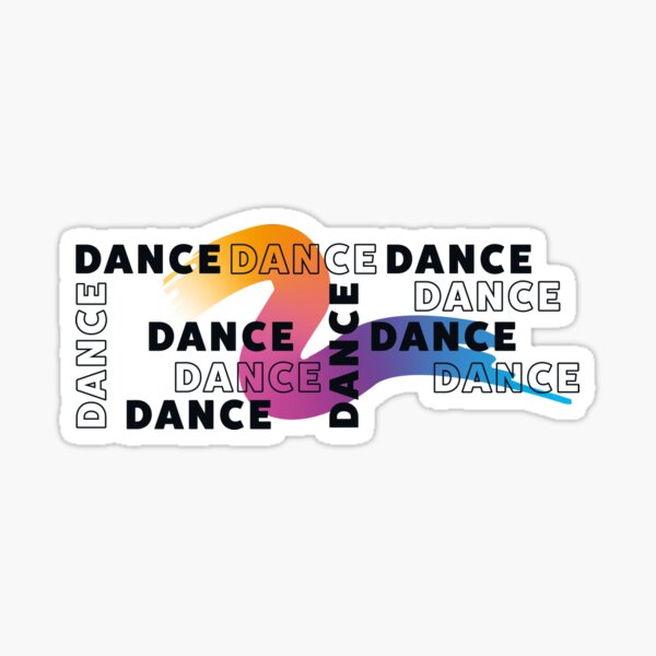 "Just dance!" Sticker for Sale by LumimangoArt | Redbubble