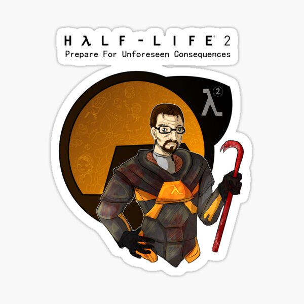"Half Life 2 Poster Design" Sticker for Sale by KawaiiJunimo | Redbubble