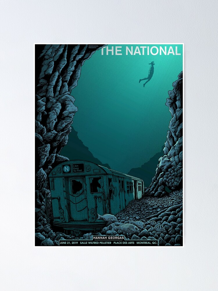 "The National Concert Poster" Poster for Sale by murrayderek | Redbubble