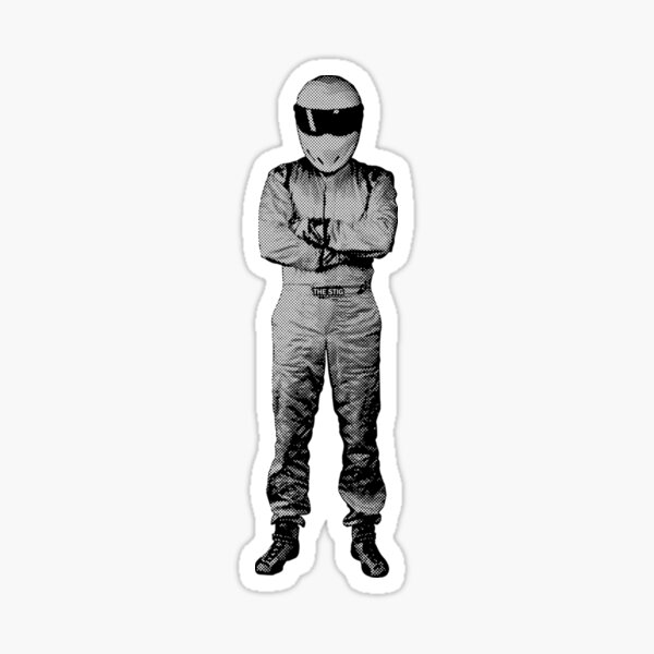"The Stig Pop Art Full Body Sticker" Sticker for Sale by fybriggs16 ...
