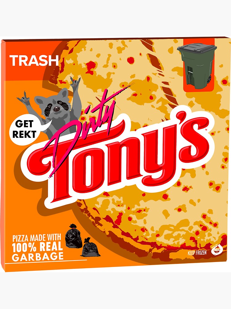 "Garbage Pizza" Magnet for Sale by clint-hall | Redbubble