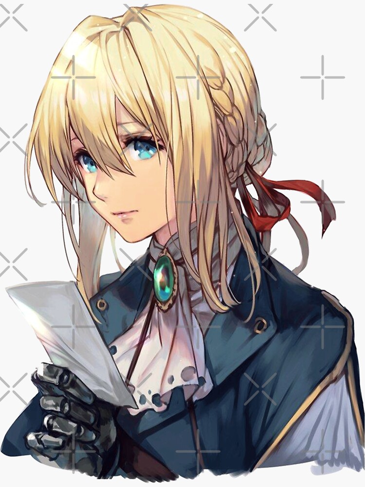 "Violet Evergarden " Sticker for Sale by Alpha Anime | Redbubble