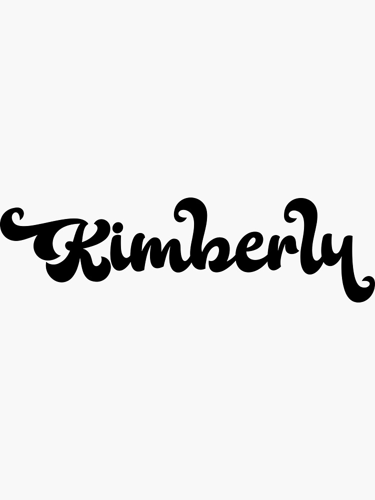 "Kimberly Name, Kimberly Calligraphy, Gift for Kimberly, Custom Gift ...