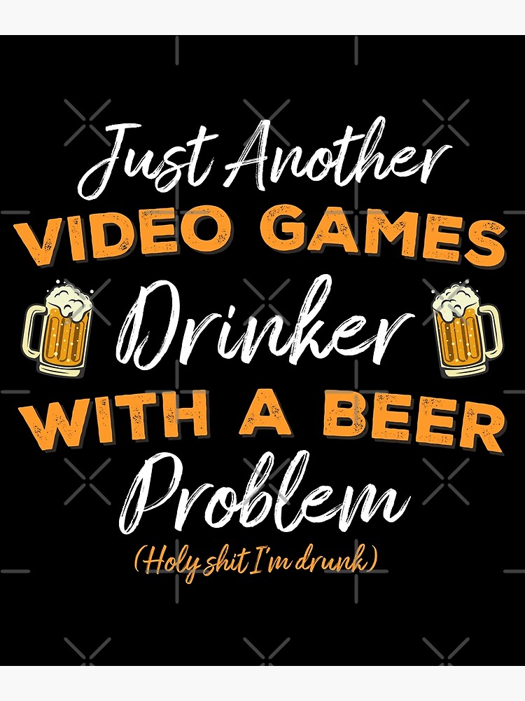 "Gaming Beer" Poster for Sale by Sstyler | Redbubble