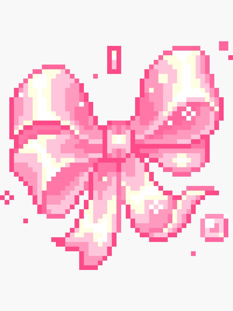 "Kawaii Bow" Sticker by erinaugusta | Redbubble
