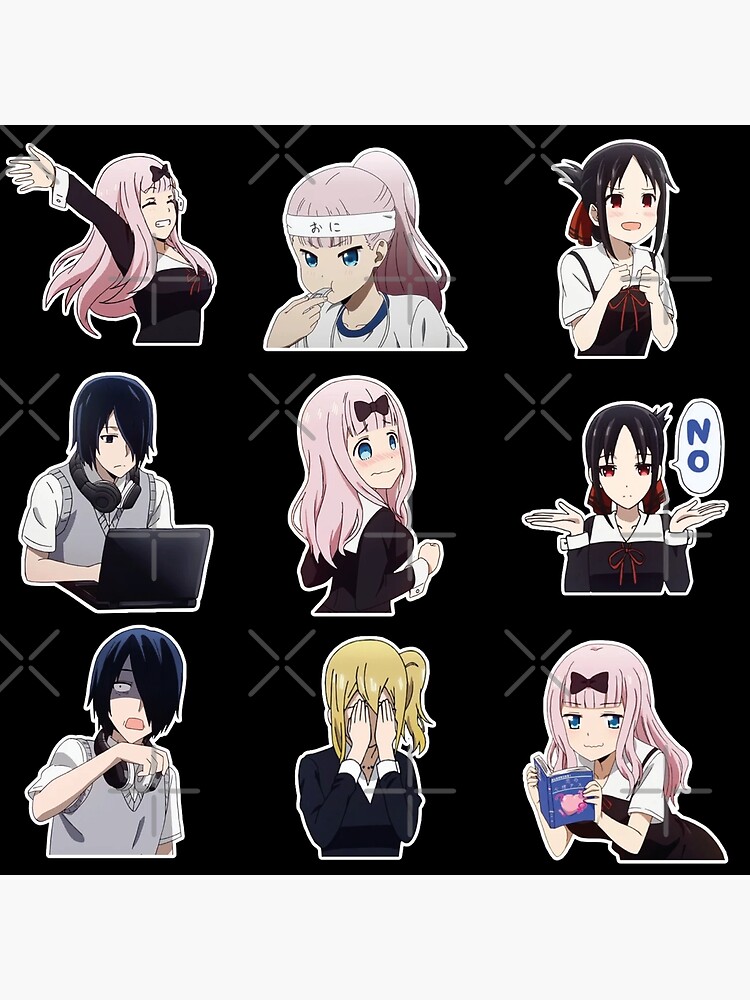 "[ SALE ] Kaguya Sama Pack 02 Sticker" Poster for Sale by Tazi-MA ...