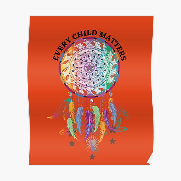 "Orange Shirt Day , Every Child Matters , Dream Catcher Coloring ...