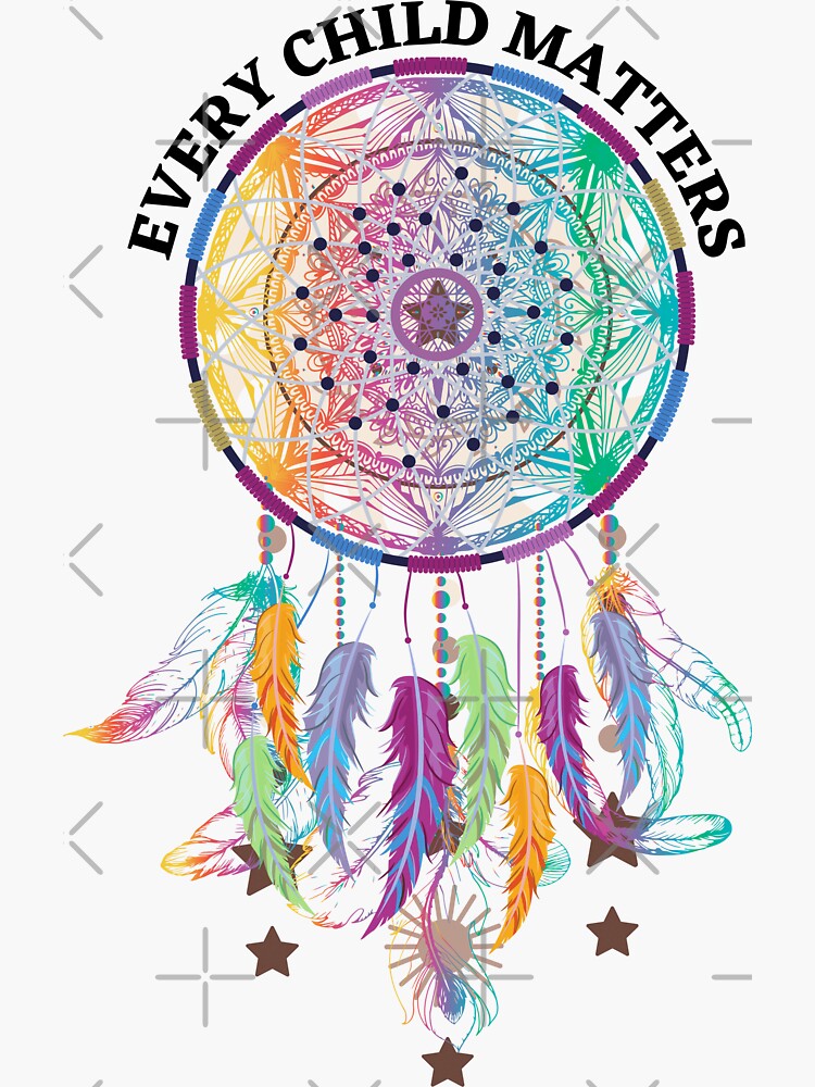 "Orange Shirt Day , Every Child Matters , Dream Catcher Coloring ...