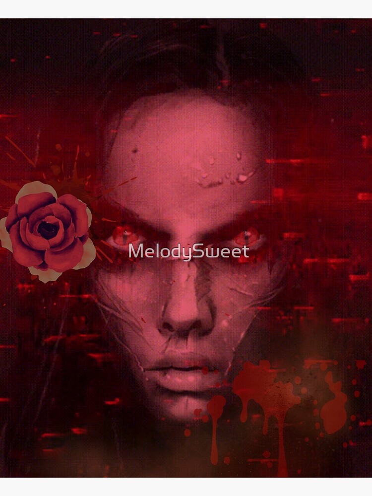 Lámina fotográfica «Lady Ghoul regresa de entre los muertos con ojos ...