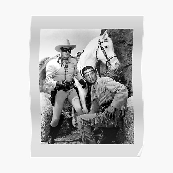"Lone Ranger Television 1960s Western Movie Vintage" Poster for Sale by ...