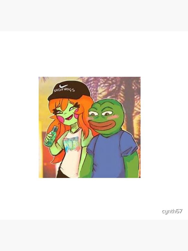 "Pepe and his girlfriend Design" Sticker for Sale by cynth67 | Redbubble