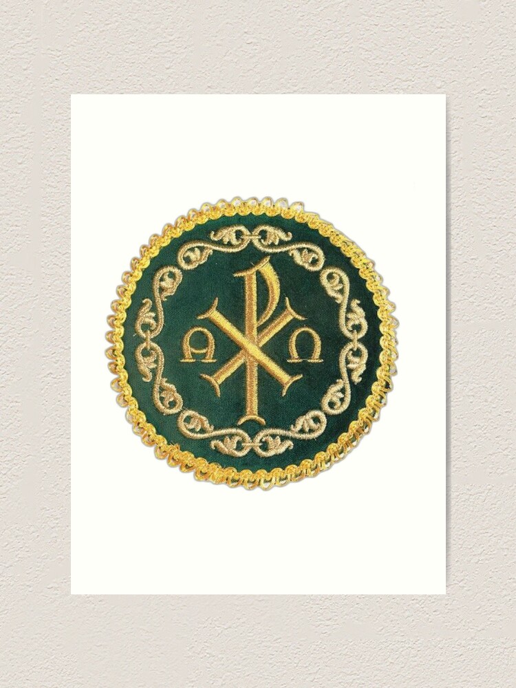 "Christogram Constantine Christian symbol" Art Print for Sale by ...