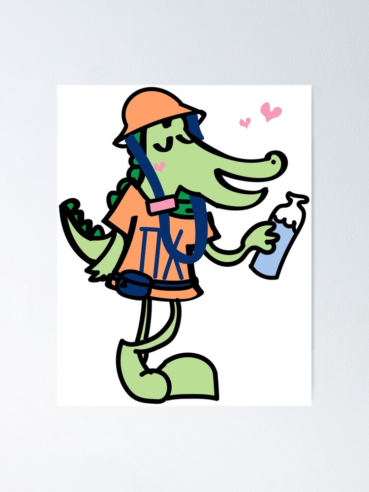 "Pi Chi Gator" Poster for Sale by ashtonerickson | Redbubble