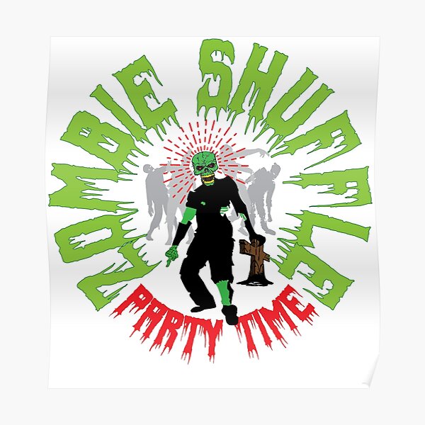 "Zombie Shuffle" Poster for Sale by KoandZo | Redbubble