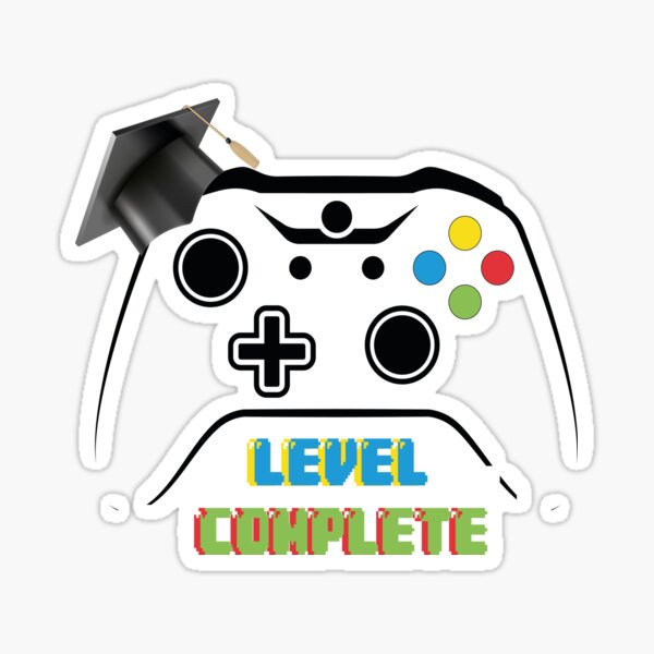 "LEVEL COMPLETE - Graduation Class Of 2022" Sticker for Sale by ...
