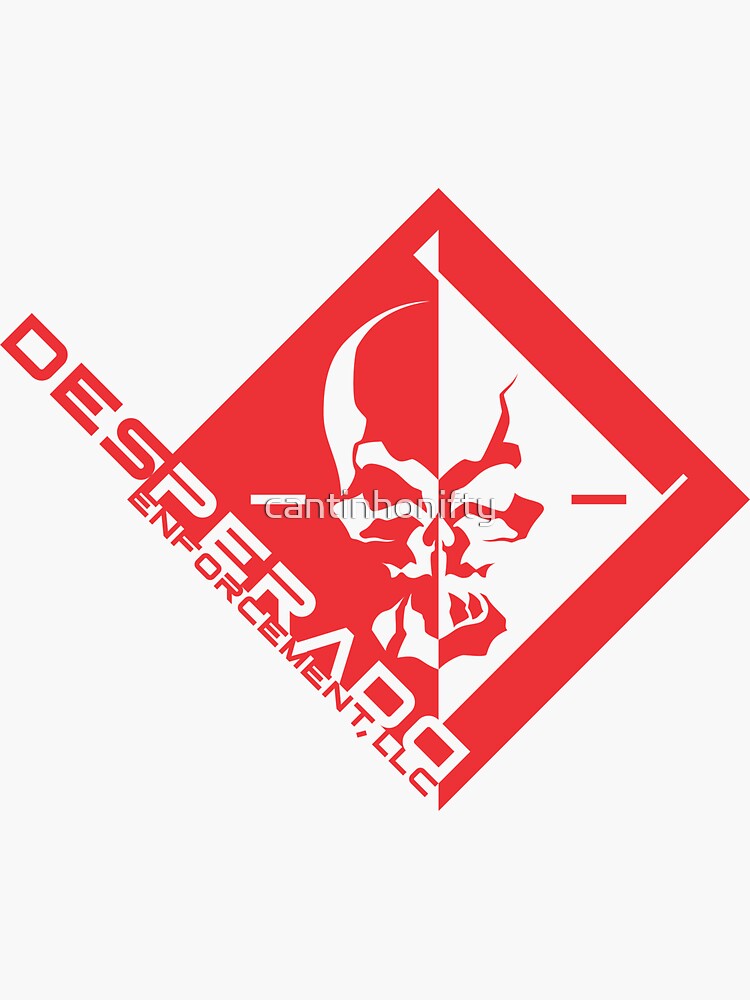 "Desperado Enforcement LLC Logo" Sticker by cantinhonifty | Redbubble