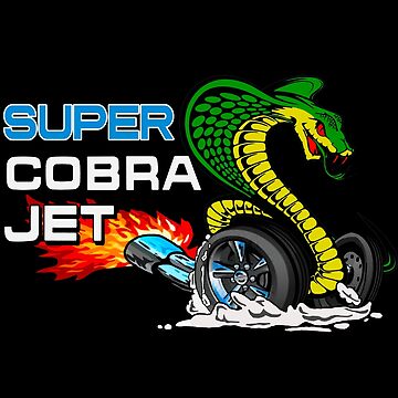 "SUPER COBRA JET 70S CLASSIC CAR" Sticker for Sale by mimicool317 ...