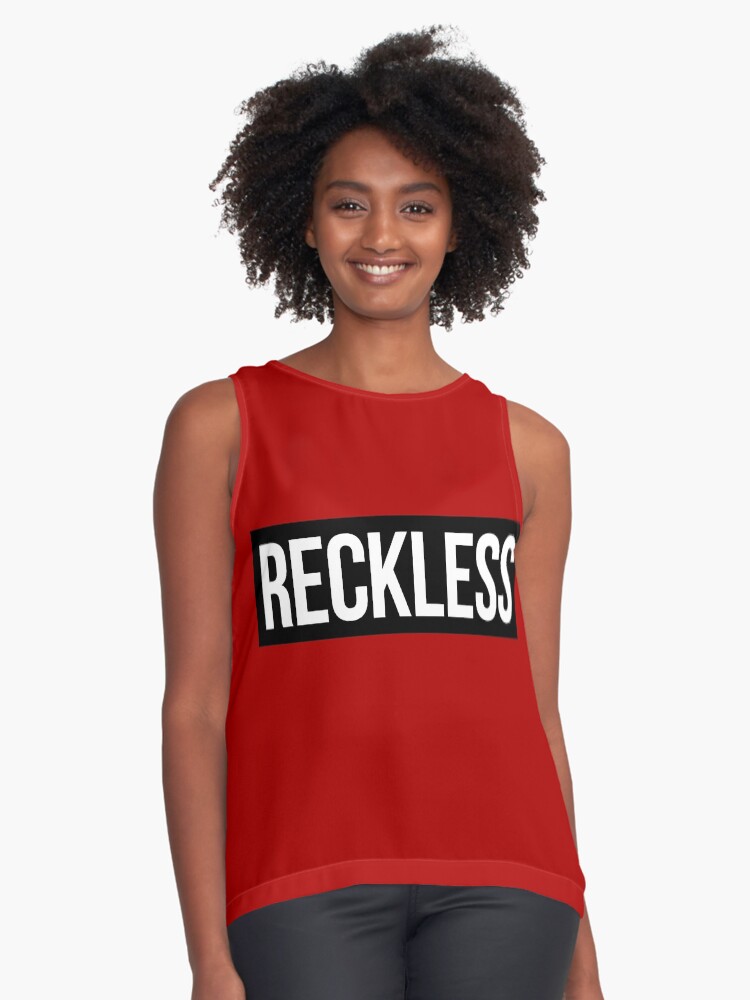 "Reckless" Sticker by dupabyte | Redbubble