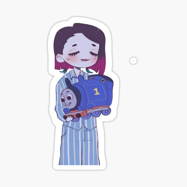 "Sleepy Demon " Sticker for Sale by Loggybear-art | Redbubble